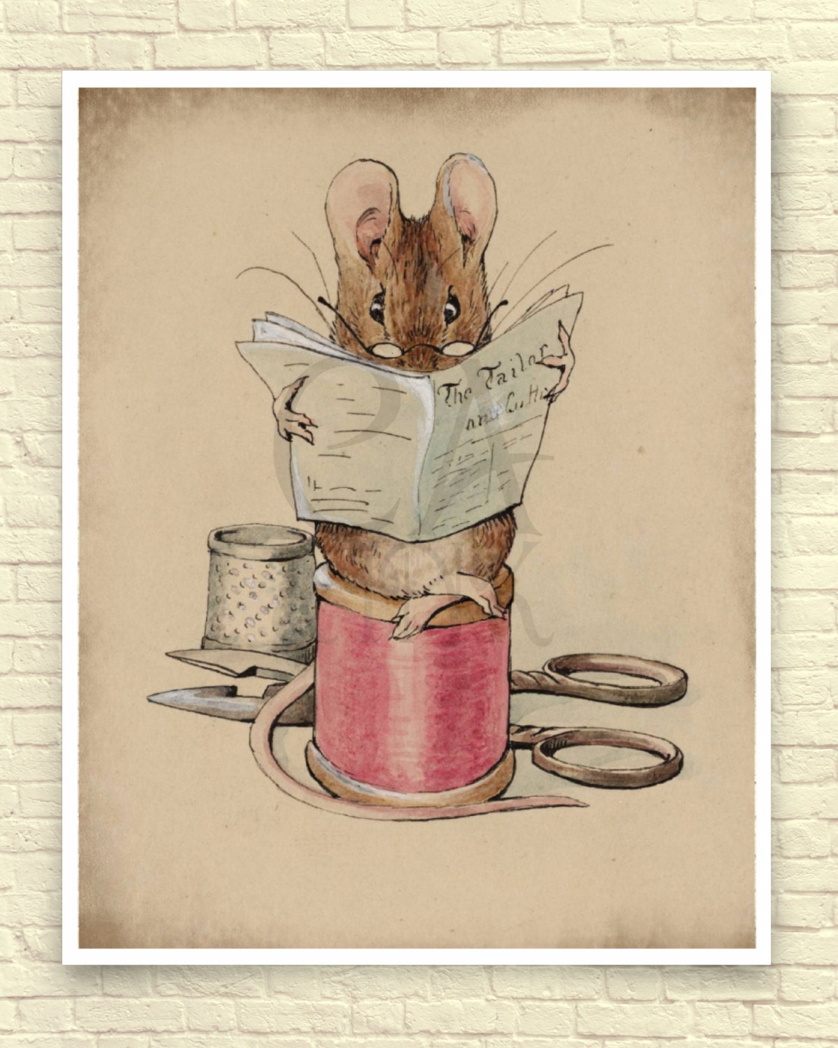 Beatrix Potter Print Beatrix Potter Art Beatrix Potter Art