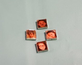 Items similar to LARGE Clear Glass Memory Locket, fill with photo ...