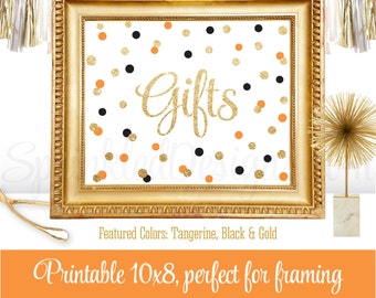 Gift Table Party Sign Wedding Birthday Girl by SprinkledDesign