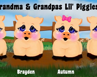 Grandma pig | Etsy