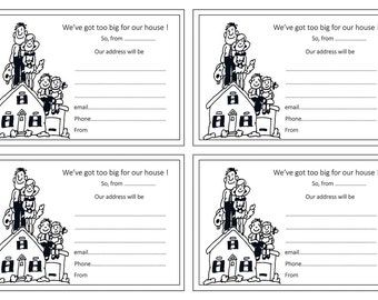 Moving notice | Etsy