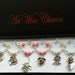 6 Rose themed Wine Charms Mother's Day Gift Birthday