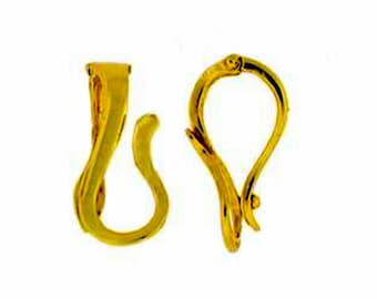 Gold pendant bail | Etsy