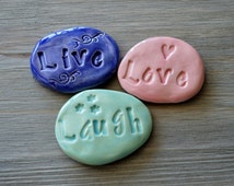 Popular items for message stones on Etsy