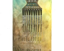 Popular items for african comb on Etsy