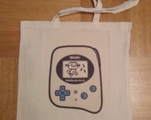 Wooper Pokemon Mini Custom Design Tote Bag w/ FREE Stickers!