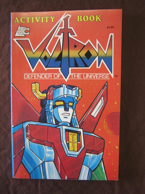 Voltron Activity Book 1985 Paperback