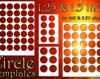 Round template | Etsy