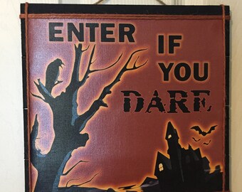 Enter if you dare | Etsy