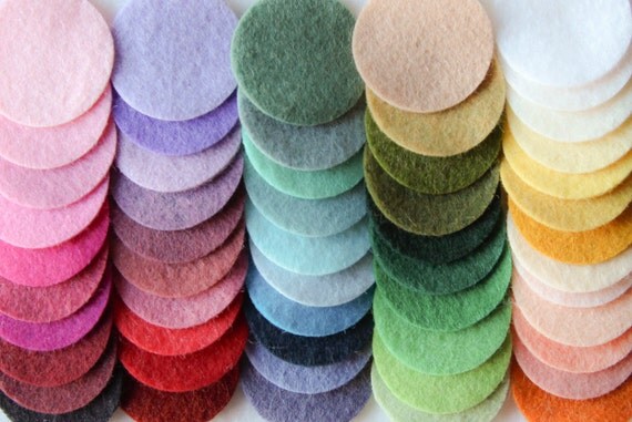 Felt by the Yard Four 4 Yards of Wool Blend Felt by bbdsupplies