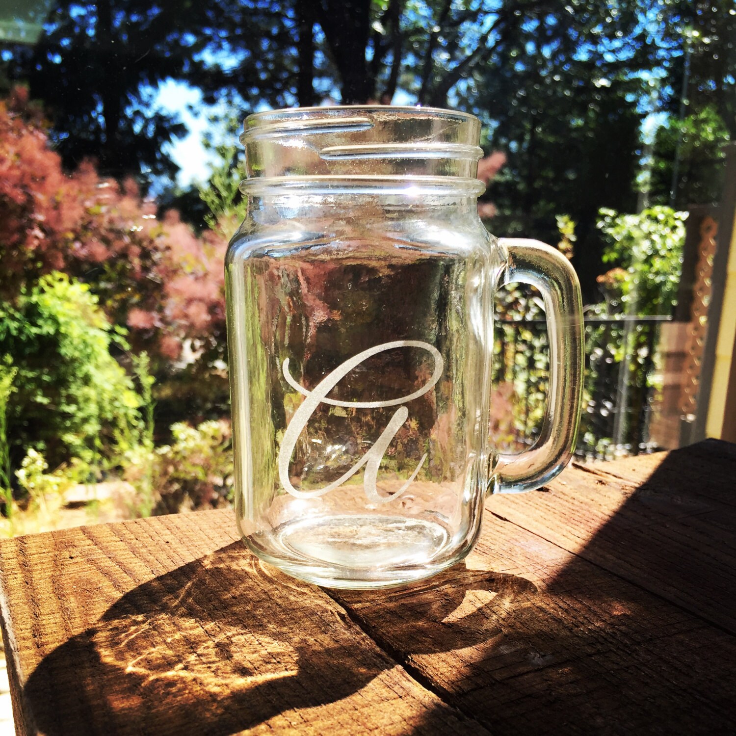 Personalized Mason Jar Glass Custom Engraved With Your