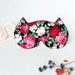 Cat eye sleep mask Cute kawaii kitty sleep mask by EVESAdesign