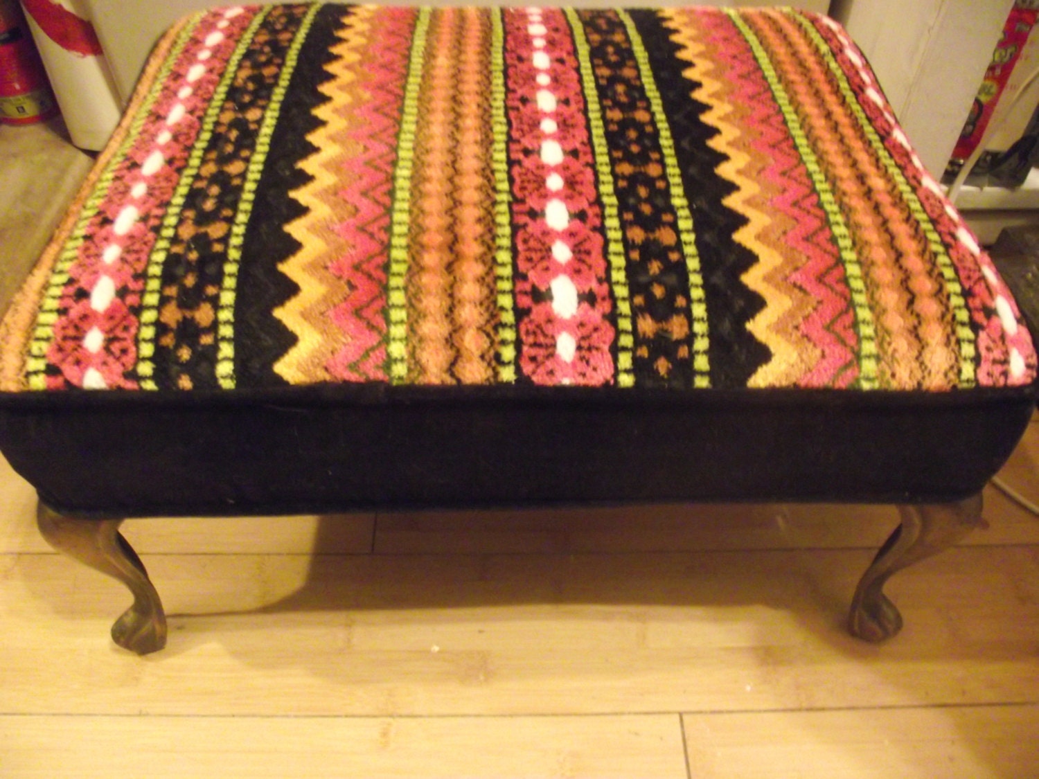 Vintage Retro 60s Footstool Ottoman step stool – Haute Juice