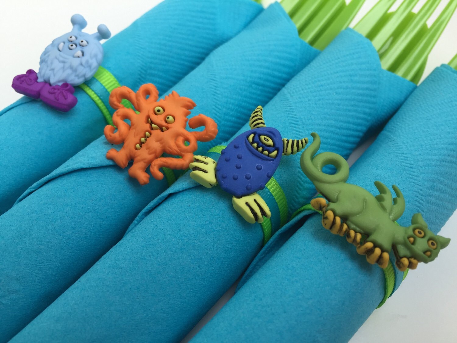 Monster Flatware Monster Party Silverware by MadHatterPartyBox