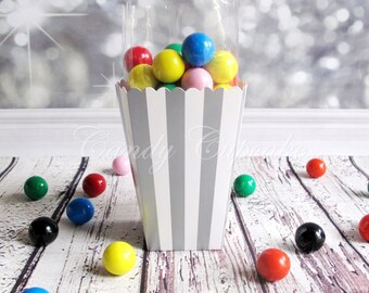 Stripe popcorn boxes | Etsy