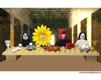 Lego Buddha Meditating Under the Bodhi Tree