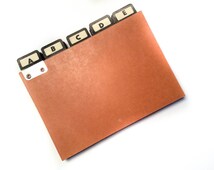 Unique index card file related items | Etsy