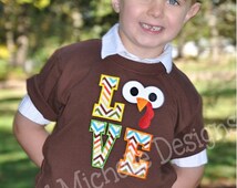 Popular items for boys turkey shirt on Etsy