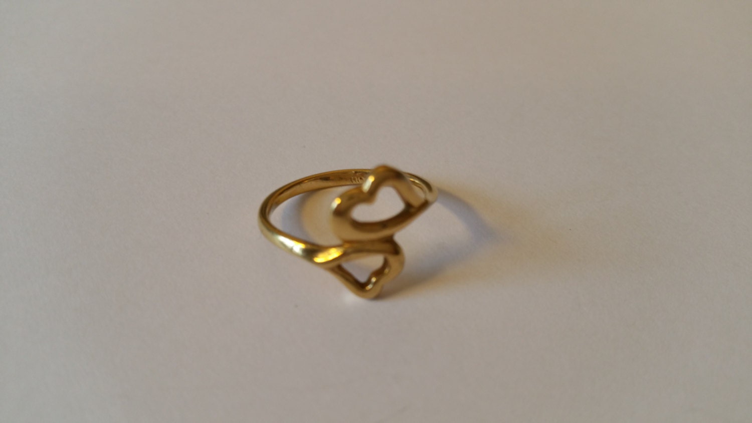 Vintage Avon Gold Double Heart Ring – Haute Juice