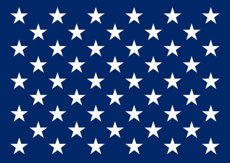 American Flag Stars One Time Use Adhesive Vinyl Decal Or Stencil 