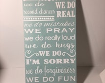 Popular items for we do sign on Etsy