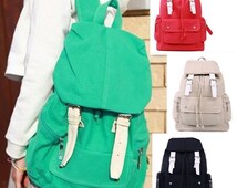 Popular items for canvas backpack on Etsy