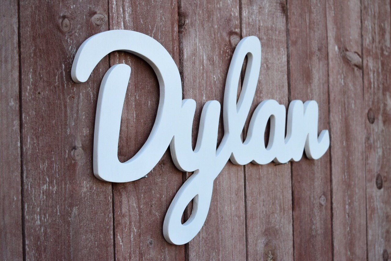 Dylan Baby Name Wooden Sign Nursery letters Wooden letters