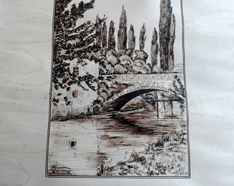 Country bridge | Etsy