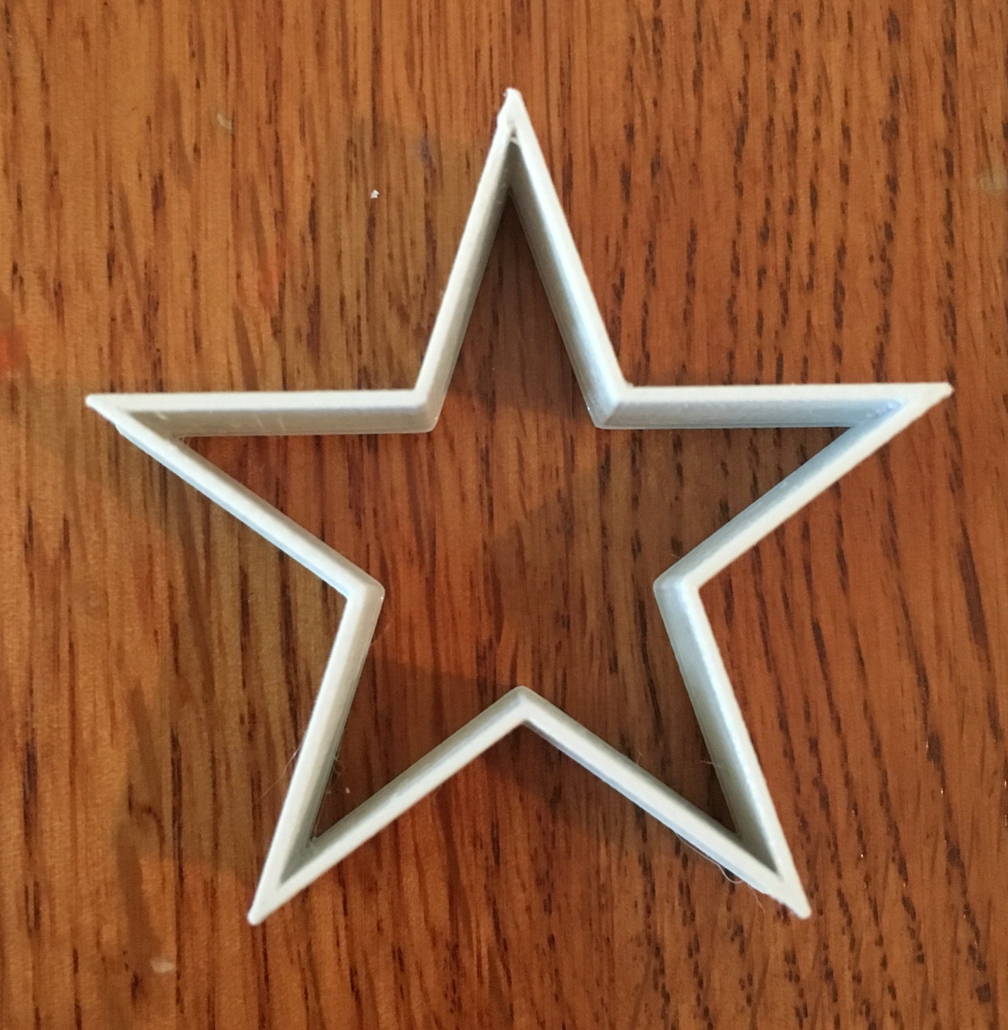 Star shaped cookie or polymer clay cutter
