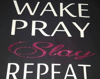 Unique wake pray slay related items | Etsy