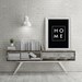HOME Typography Art Print Poster 24 x 36 Housewarming