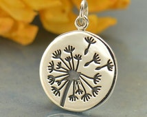 Popular items for dandelion charm on Etsy