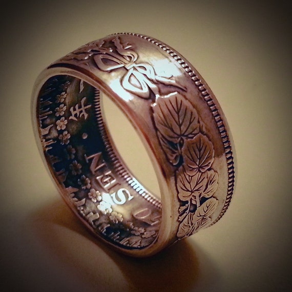 Japanese 50 Sen Coin Ring by ClassicCoinRings on Etsy