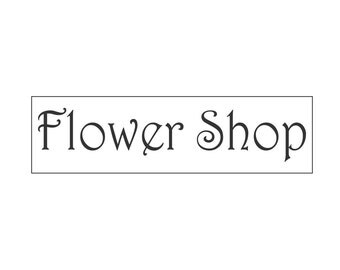 Flower shop sign | Etsy