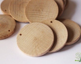 Houten ronde cirkels | Etsy