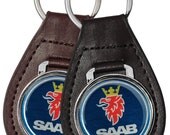 Popular items for leather key fob on Etsy