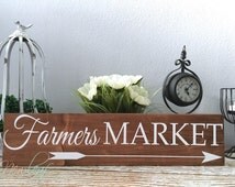 Unique farmers market sign related items | Etsy