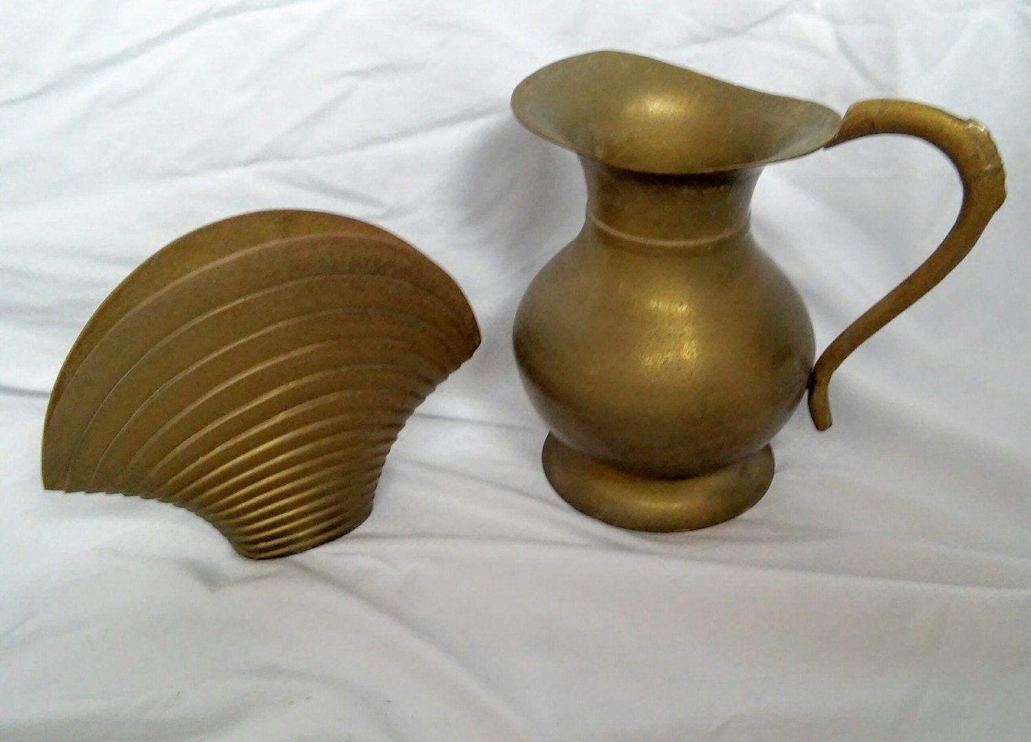 Vintage Brass Tableware Pitcher and Napkin Holder – Haute Juice