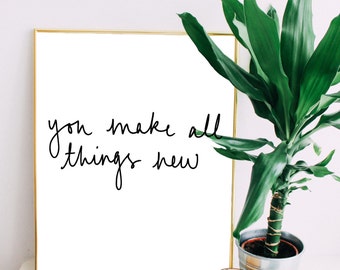 Makes all things new | Etsy