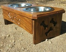 Popular items for elevated dog feeder on Etsy