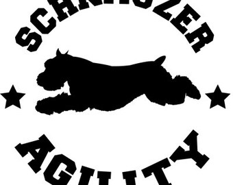 Schnauzer decal | Etsy