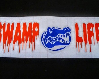 Swamp life decal | Etsy