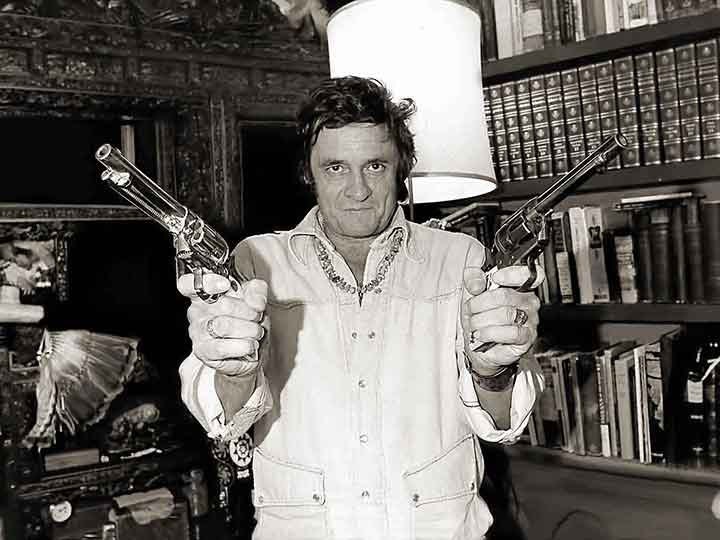 Johnny Cash print Johnny Cash Poster Cool by Antiquephotoarchive