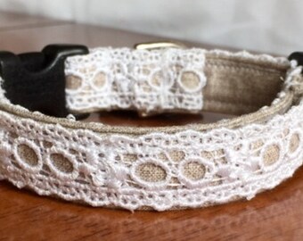 Lace cat collar | Etsy