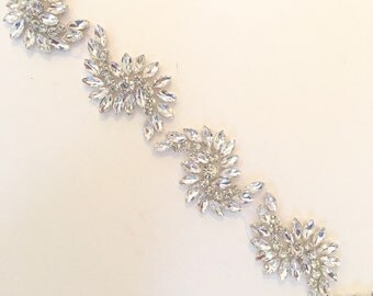 Crystal Rhinestone Trim by the Yard Wholesale by CrystalTrimming