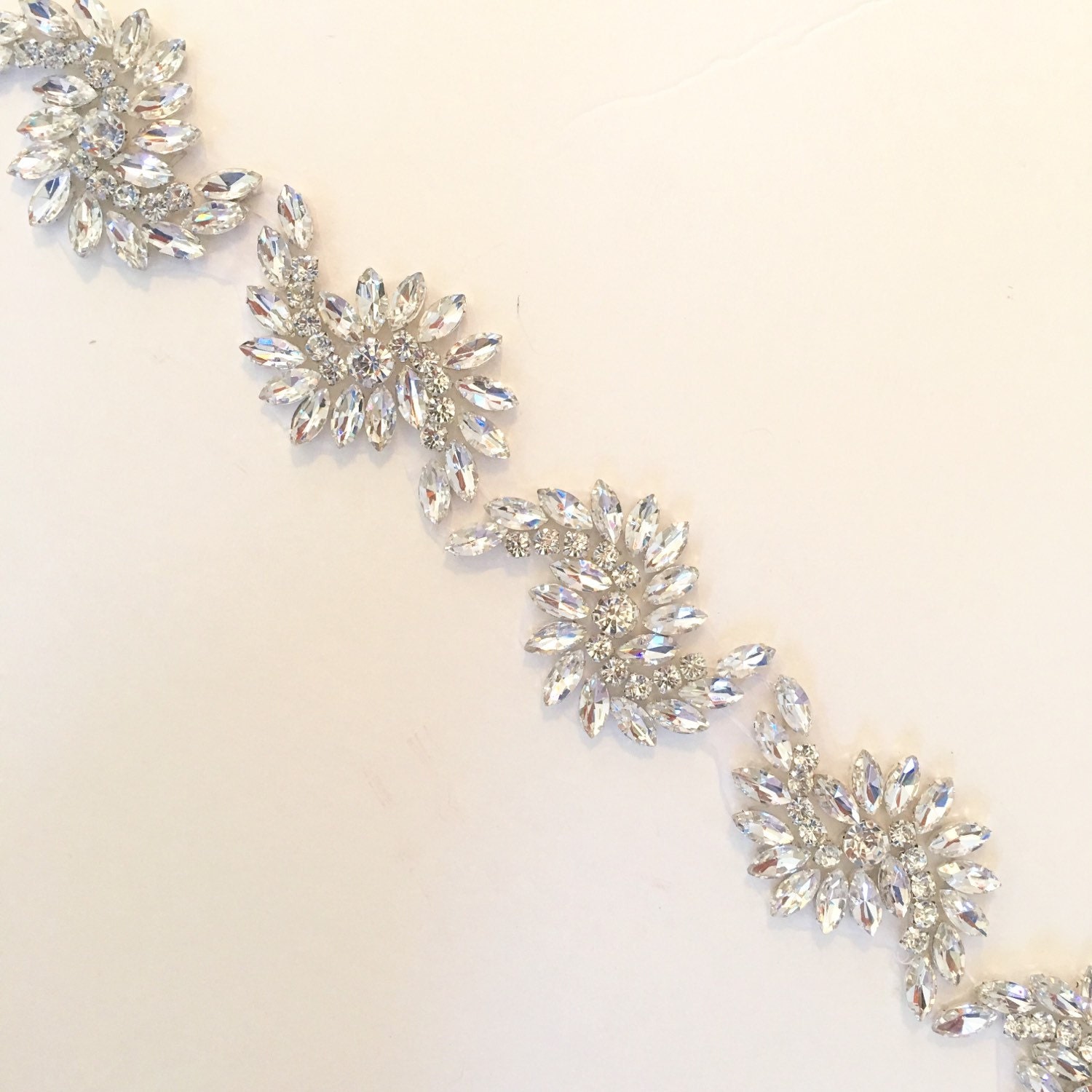 Crystal Rhinestone Trim by the Yard Wholesale by CrystalTrimming