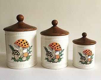 Unique mushroom containers related items | Etsy