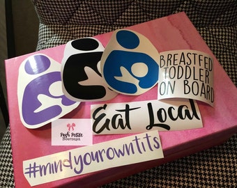 Breastfeeding decal | Etsy