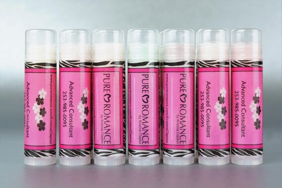 Your company business team logo. 24 Lip Balms