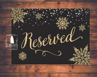 Reserved card | Etsy